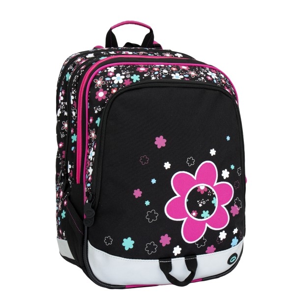 Bagmaster iskolatáska ALFA 6 A BLACK/PINK | Bagmaster.hu